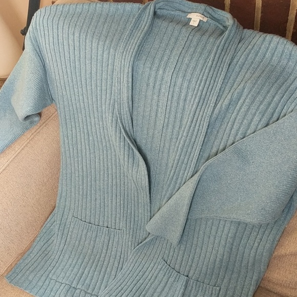 Pure Jill | Sweaters | Pure Jill Light Blue Cardigan Size L | Poshmark